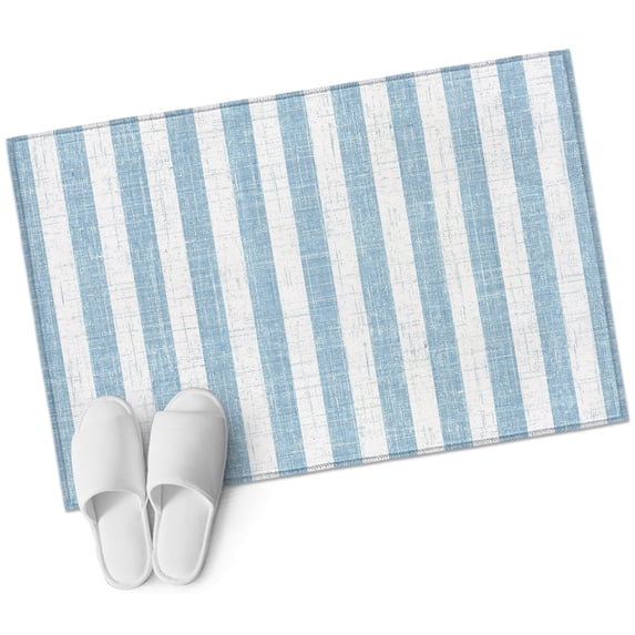 Blue Linens Washable Small Entryway Area Rugs 2'x3', Modern Abstract ...