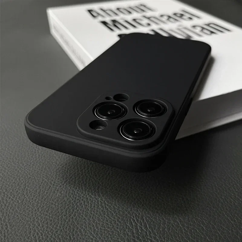 Blue Liquid Silicone Case for iPhone 15 11 12 13 14 Plus Pro Max XS XR ...