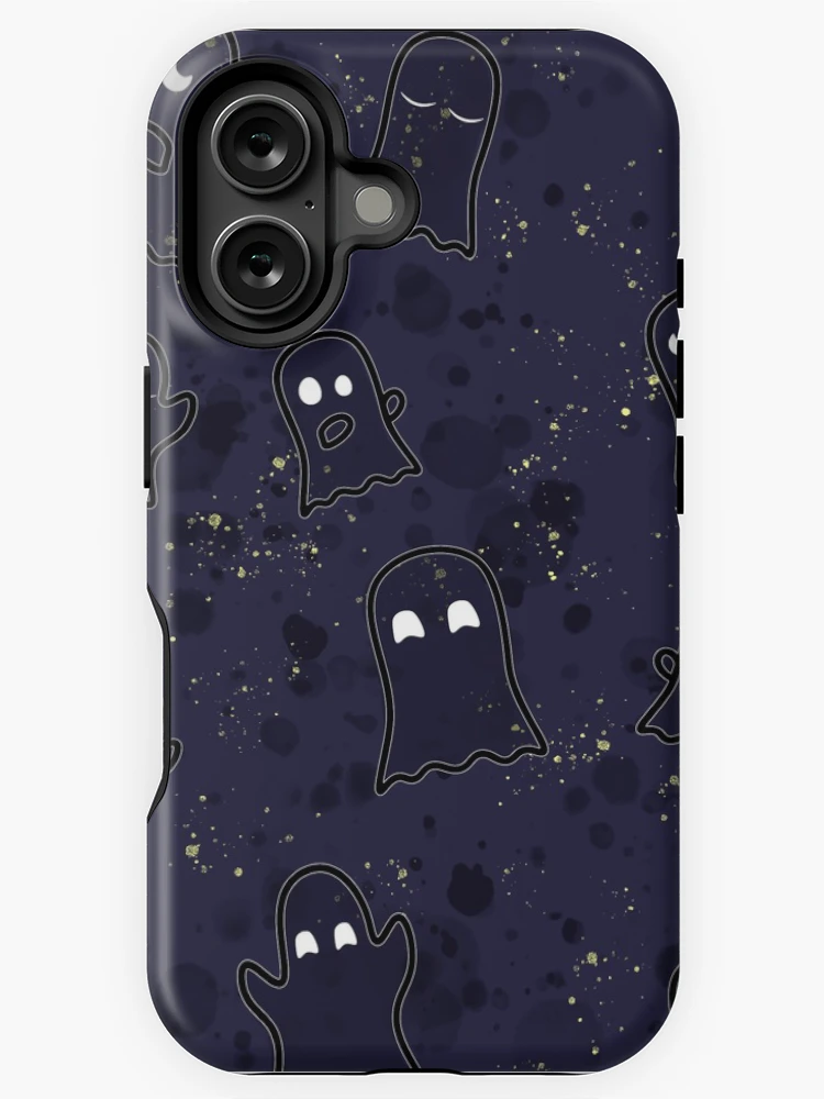 Blue Little Ghosts Cute Spooky Halloween Design iPhone 11 through 16 ...