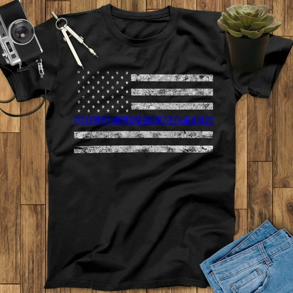 Blue Lives Matter Flag Police Shirt, Police Officer Gifts, Police The ...
