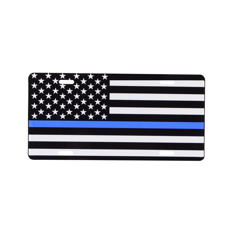 American Flag License Plate Background Don't Tread Confederate Flag