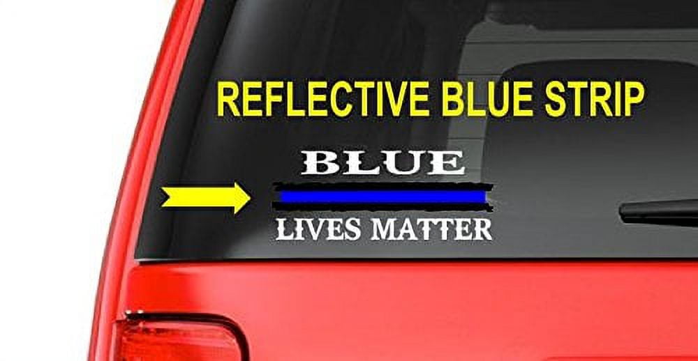 Blue Lives Matter (W26) Thin Blue Line Cop Police Sheriff Trooper Vinyl ...