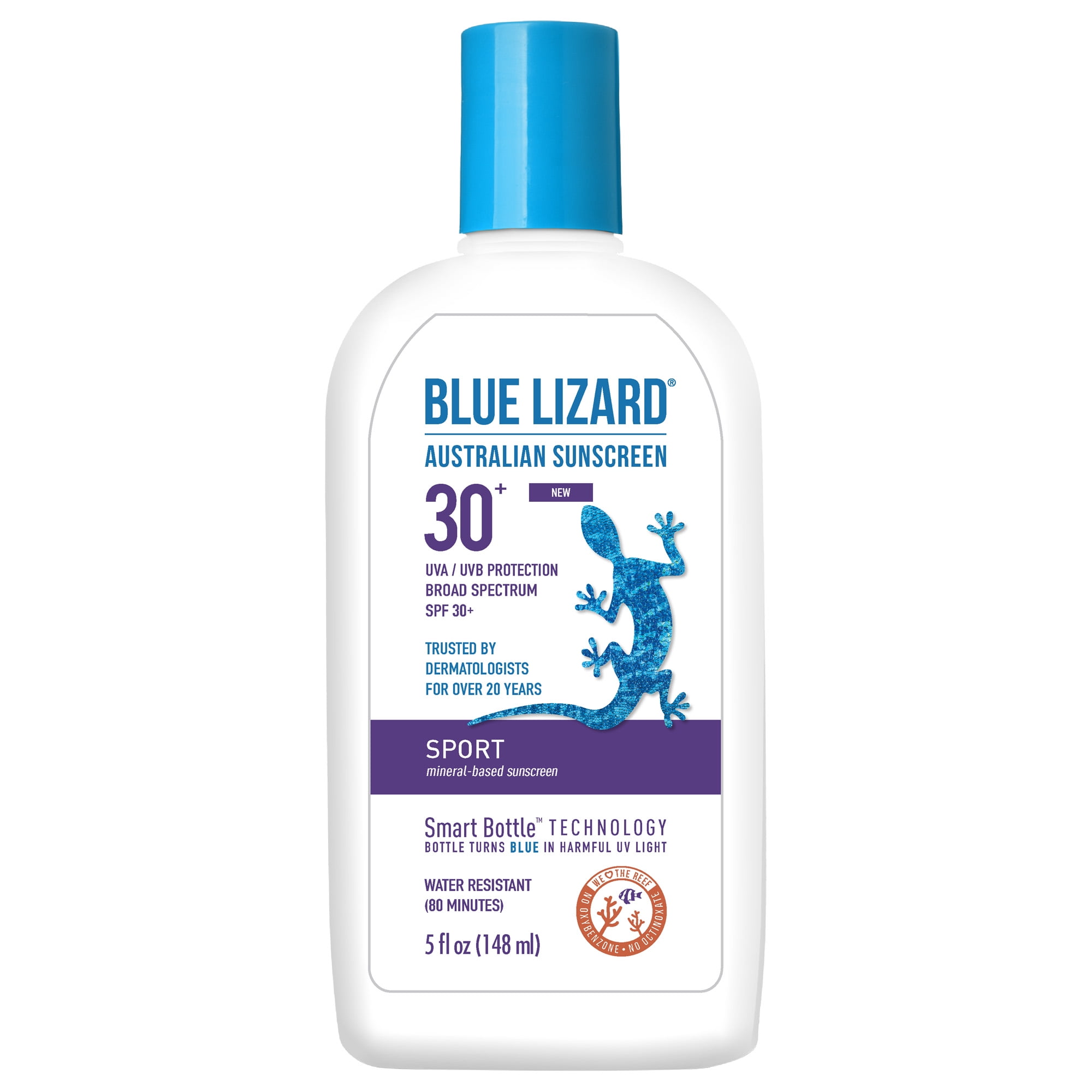 Blue Lizard Australian Sunblock, Full Body Protection, Non-Chemical ...