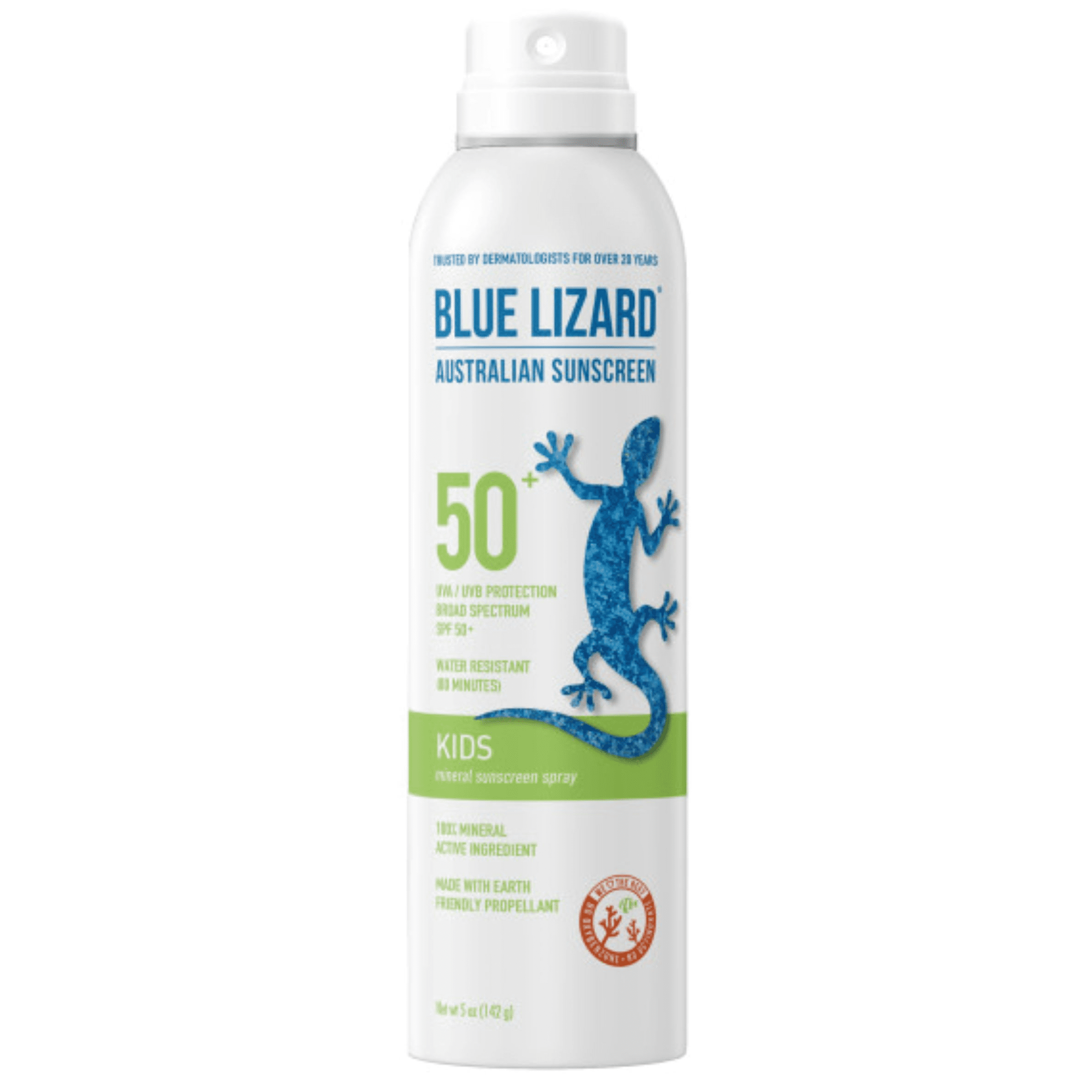 Blue Lizard Kids SPF 50 Mineral Sunscreen, Reef Safe, Water Proof ...