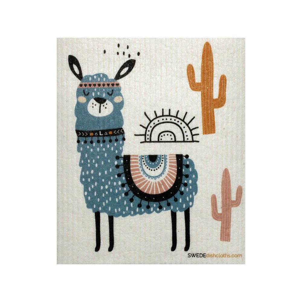 Blue Llama Single Swedish Dishcloths - Walmart.com