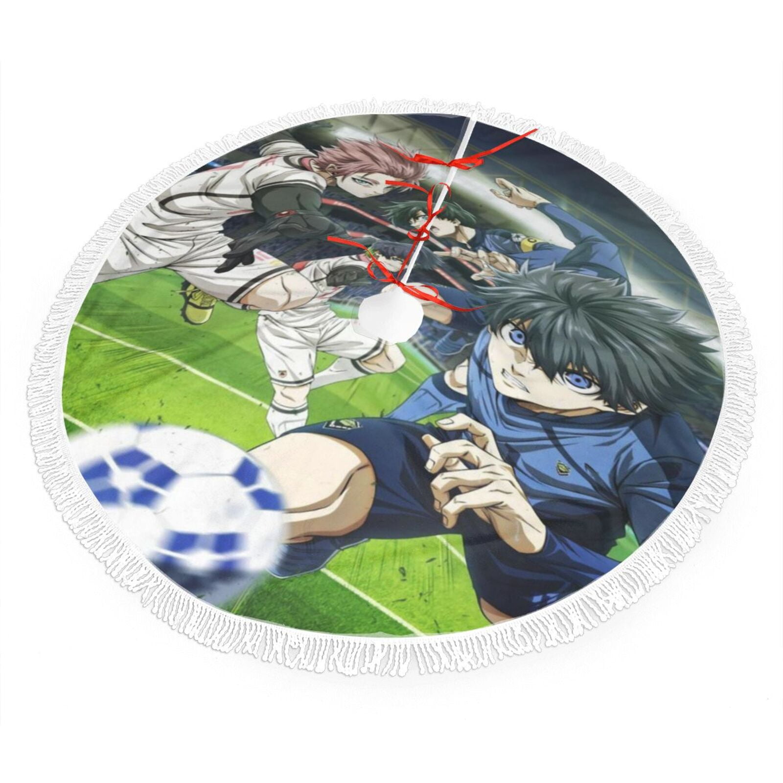 Blue Lo-Ck Christmas Tree Skirt Xmas Tree Skirts For Decorations, New ...