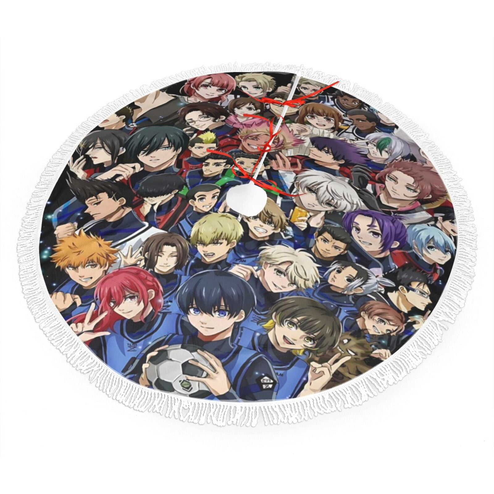 Blue Lo-Ck Christmas Tree Skirt Xmas Tree Skirts For Decorations, New ...