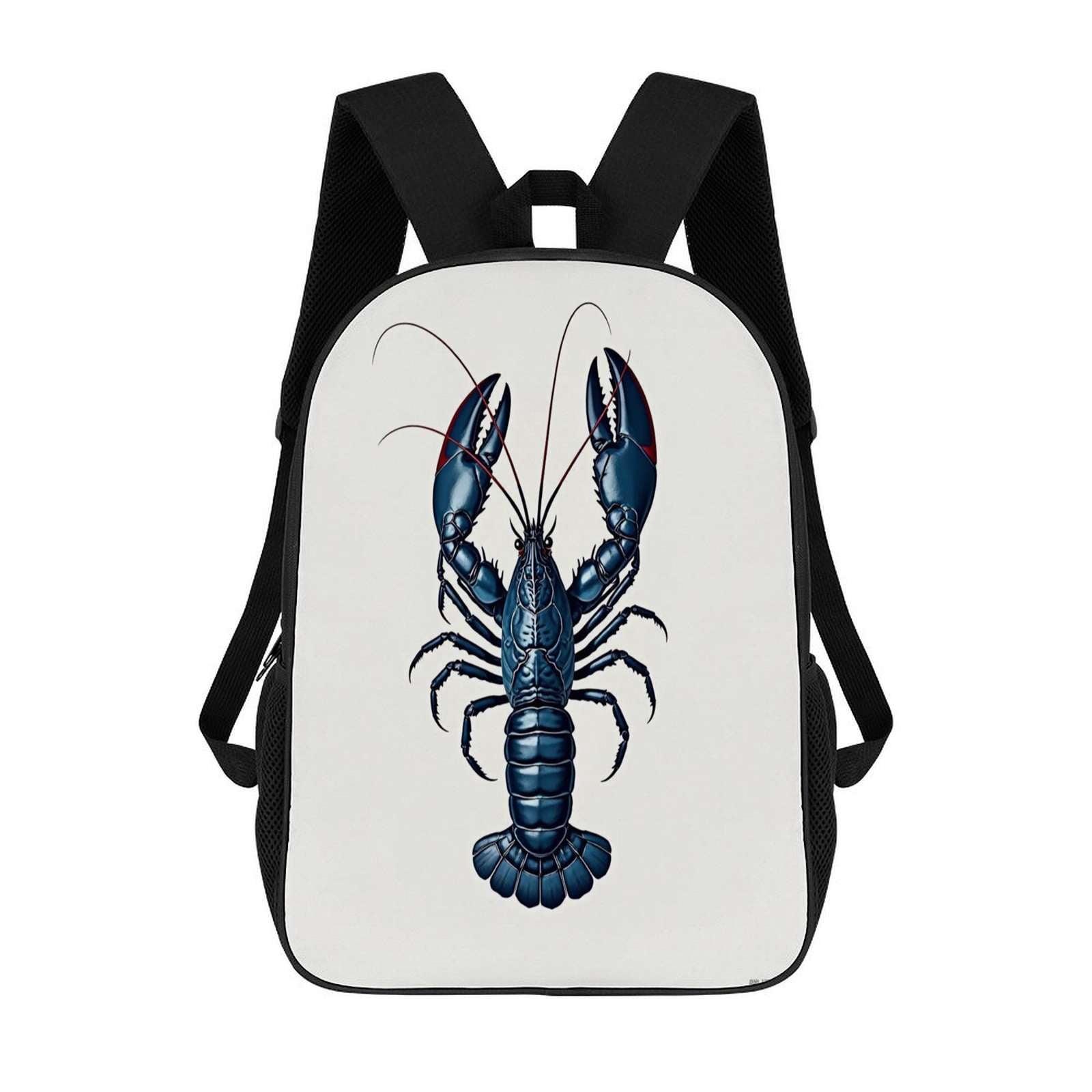 Blue Lobster Illustration Large Capacity Backpacks For Teenagers Travel ...