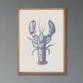 Blue Lobster Print - Nautical Wall Art Nautical Print Lobster Poster ...