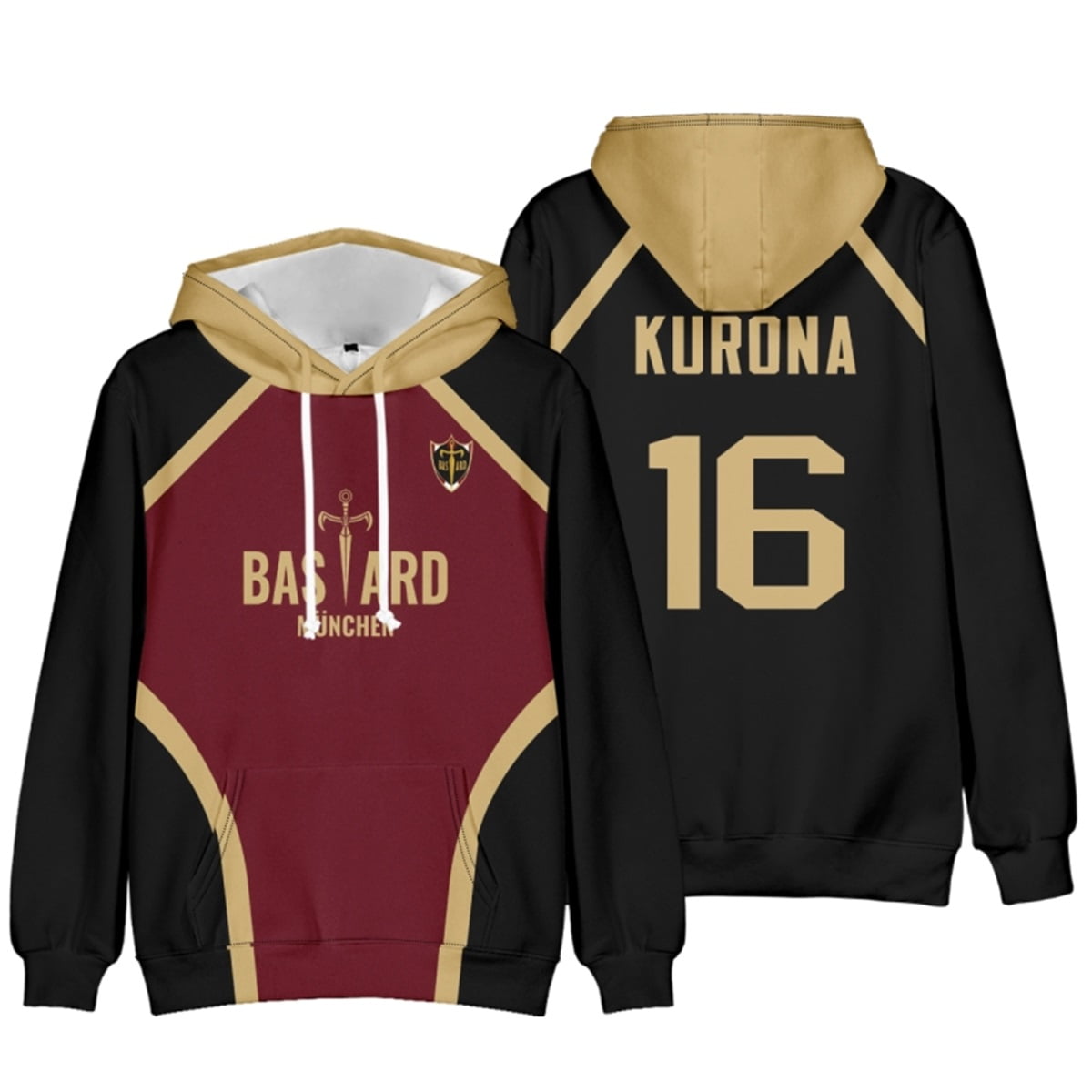 Blue Lock 2025 Team Uniform Sports Hoodie Unisex Football Uniform Anime ...