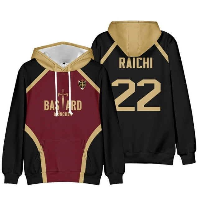 Blue Lock 2025 Team Uniform Sports Hoodie Unisex Football Uniform Anime ...