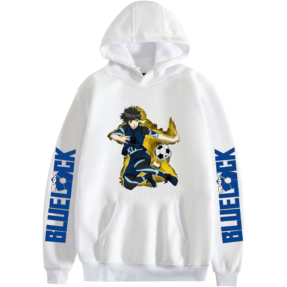 Blue Lock Anime Hoodies Figures Yoichi Isagi Meguru Bachira Graphic Men ...