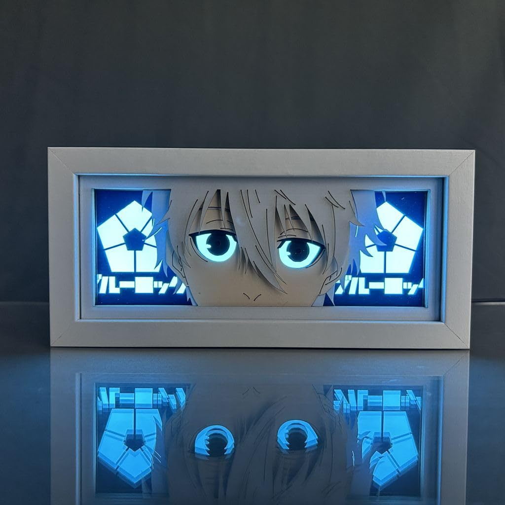 Blue Lock Anime Night Light Seishiro Nagi Figure For Bedroom Decor Lamp ...