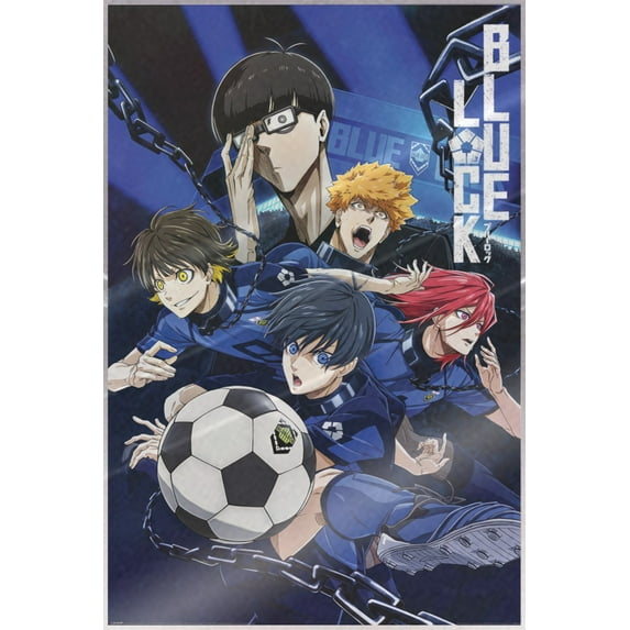 Blue Lock - Anime Soccer TV Show Poster (Characters) (Size: 24" x 36 ...