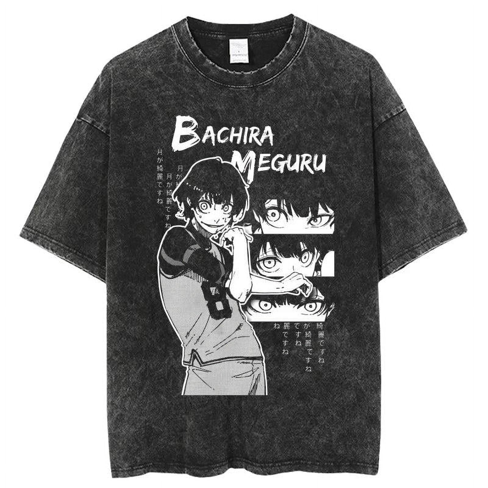 Blue Lock Bachira Agile Prodigy Oversized Vintage T-Shirt_1 - Walmart.com