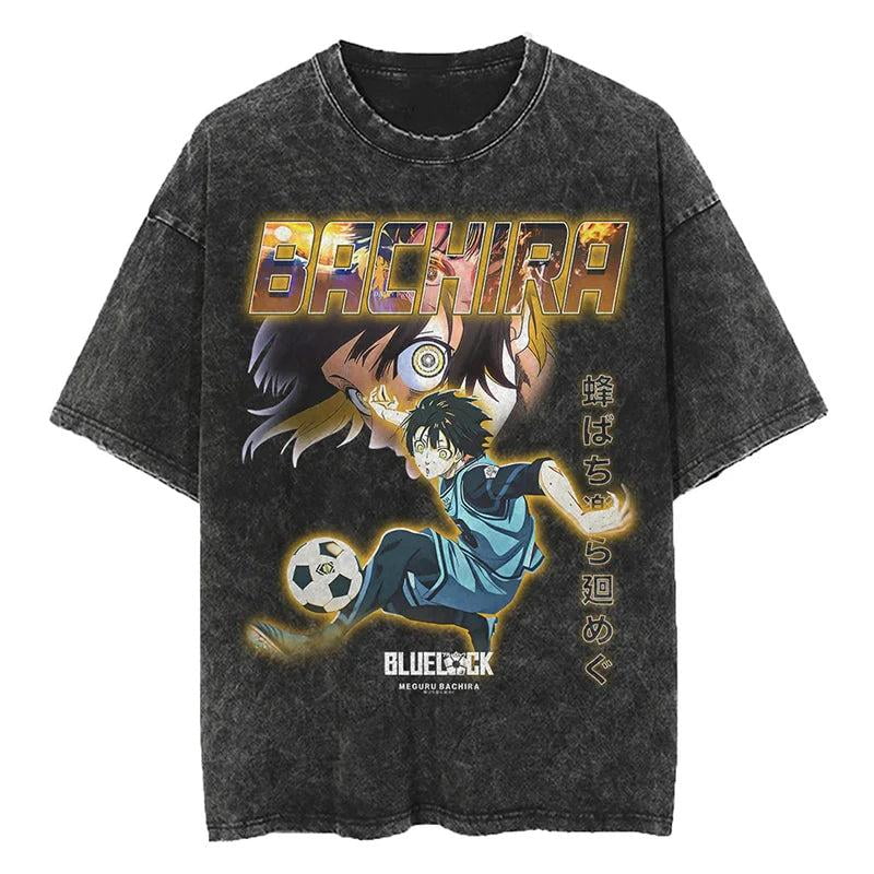 Blue Lock Bachira Speed Demon Oversized Vintage T-Shirt_1 - Walmart.com