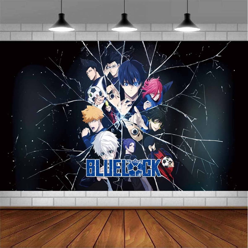 Blue Lock Backdrop Banner Party Supplies Poster Movie Theme Background ...