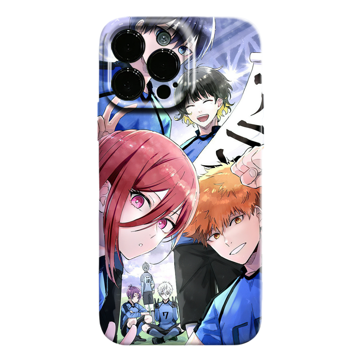 Blue Lock Compatible with iPhone 16 E Case Design Soft Silicone Cute ...