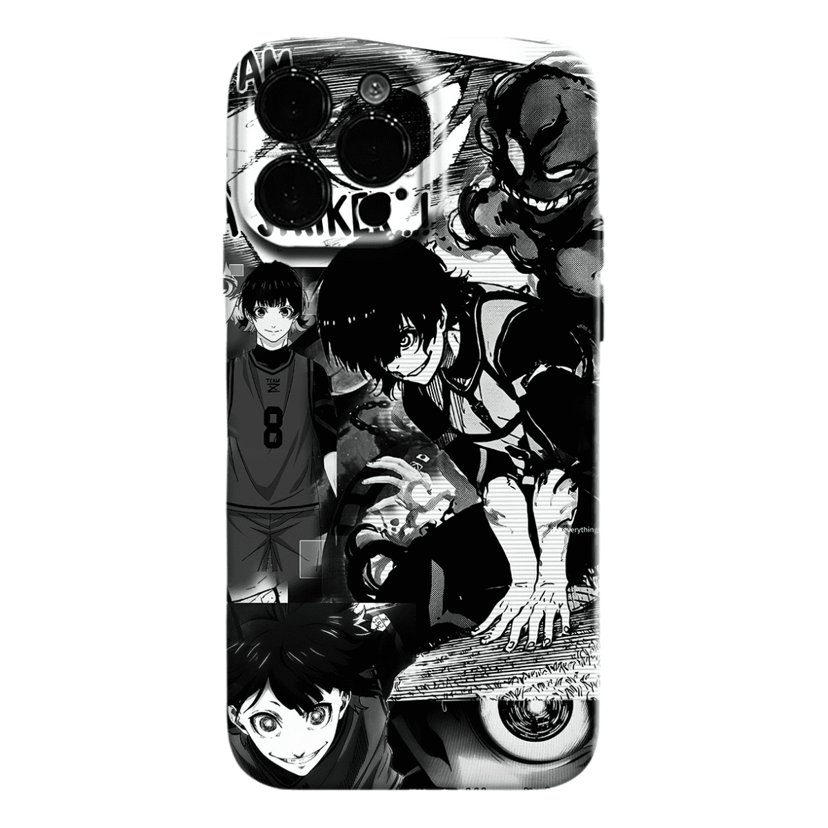 Blue Lock Compatible with iPhone 16 E Case Design Soft Silicone Cute ...