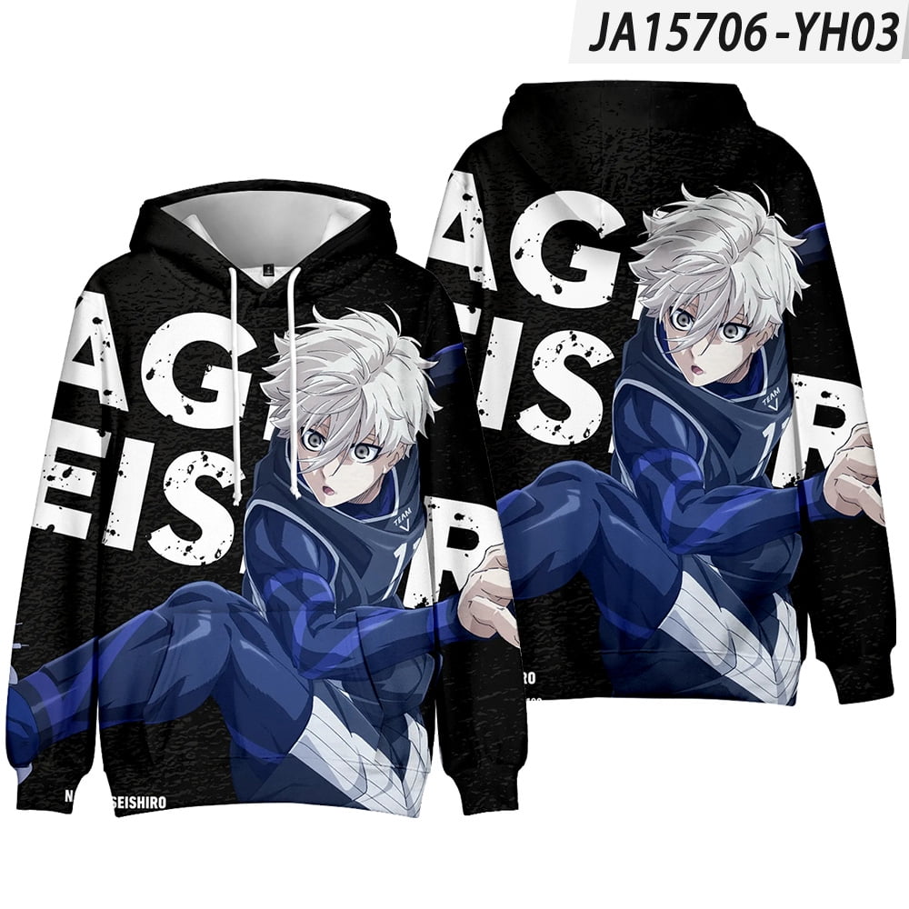 Blue Lock Cosplay Clothes Merch Hoodie For Men/Women Unisex Winter Long ...