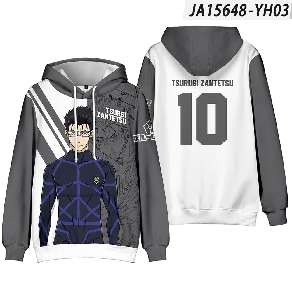 Blue Lock Cosplay Clothes Merch Hoodie For Men/Women Unisex Winter Long ...