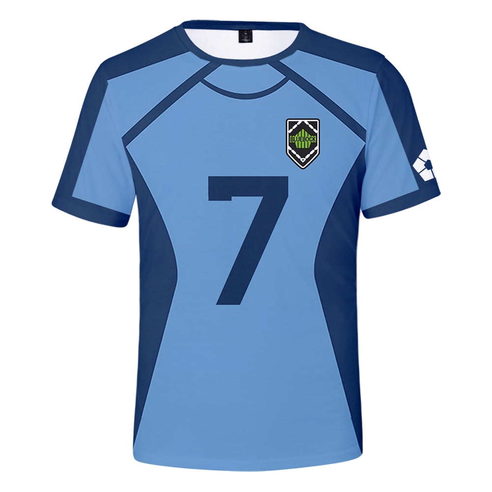 Blue Lock Cosplay Shorts T-shirt Anime Sports Sets Merch Unisex Sports ...