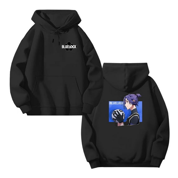 Blue Lock Hoodie Anime Graphic Long Sleeve Streetwear Women Men Hooded ...