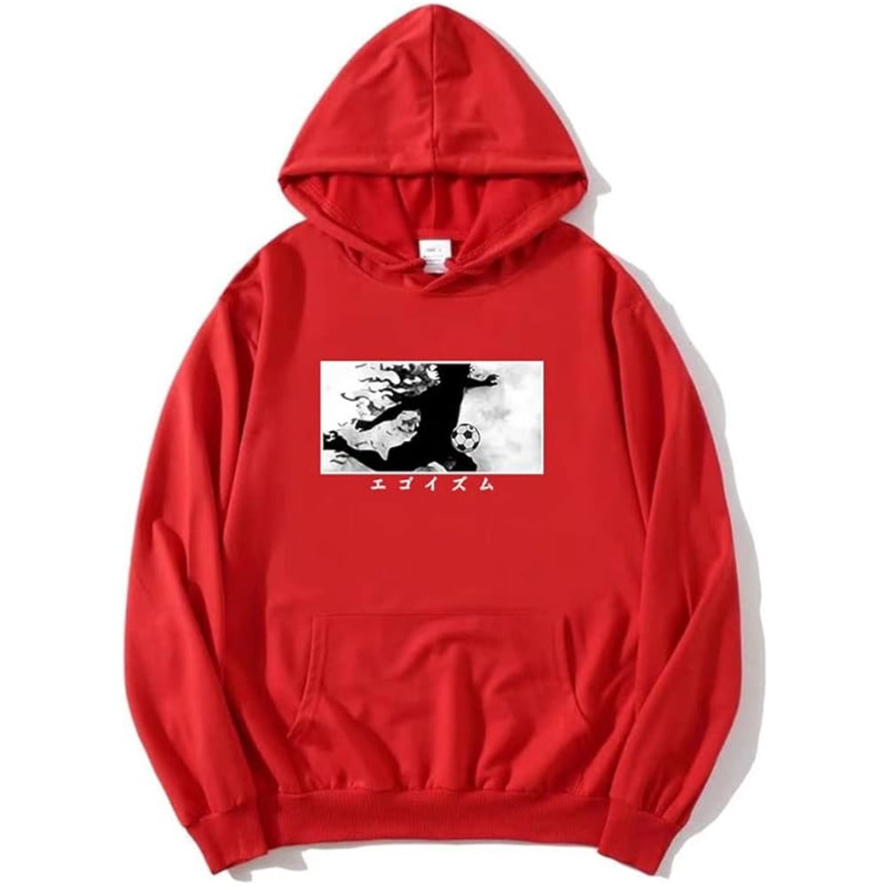 Blue Lock Hoodies Casual Hooded Sweatshirts Unisex Clothing Long Sleeve ...