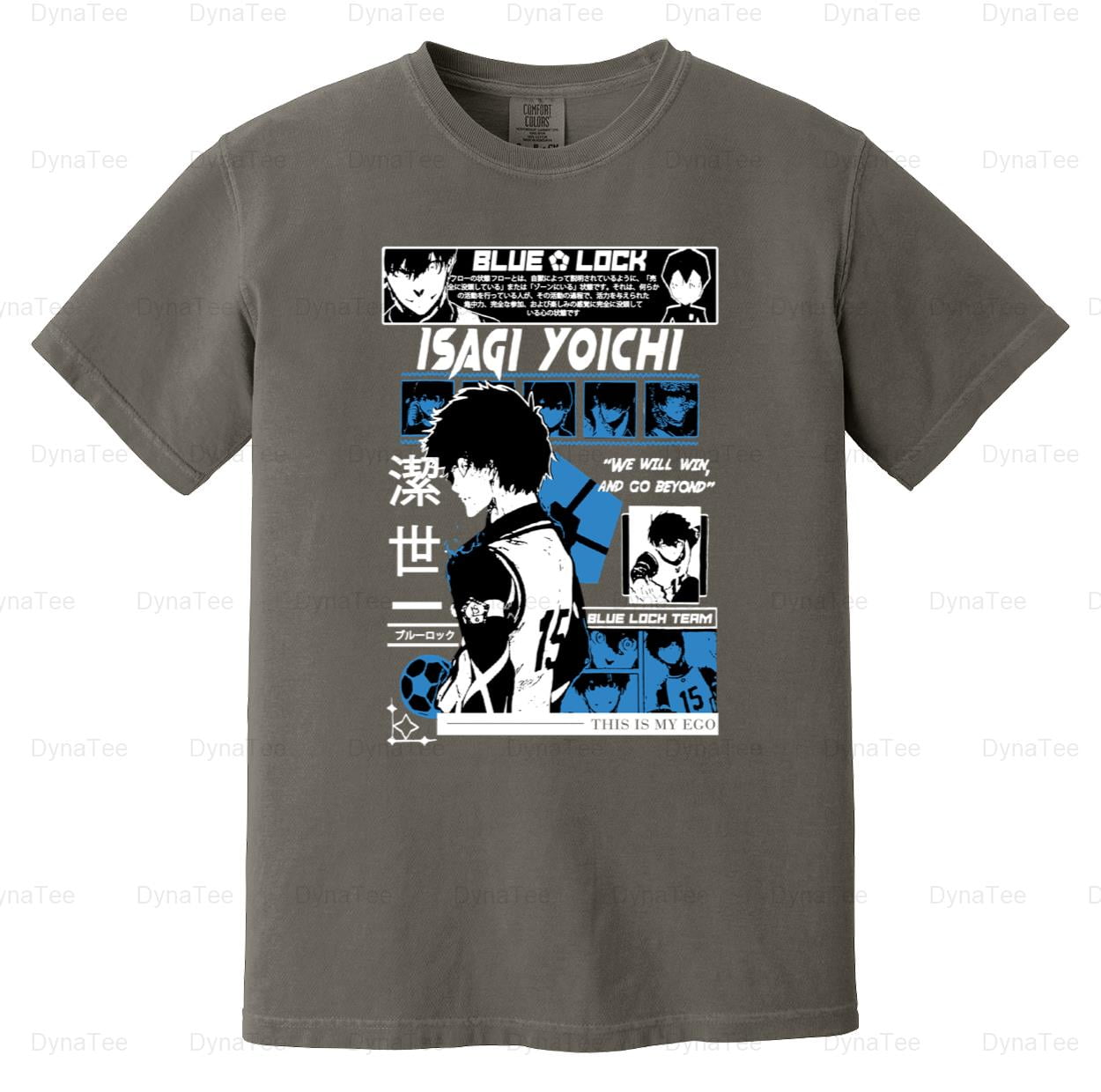 Blue Lock Isagi Determined Leader Oversized Vintage Soccer Anime ...