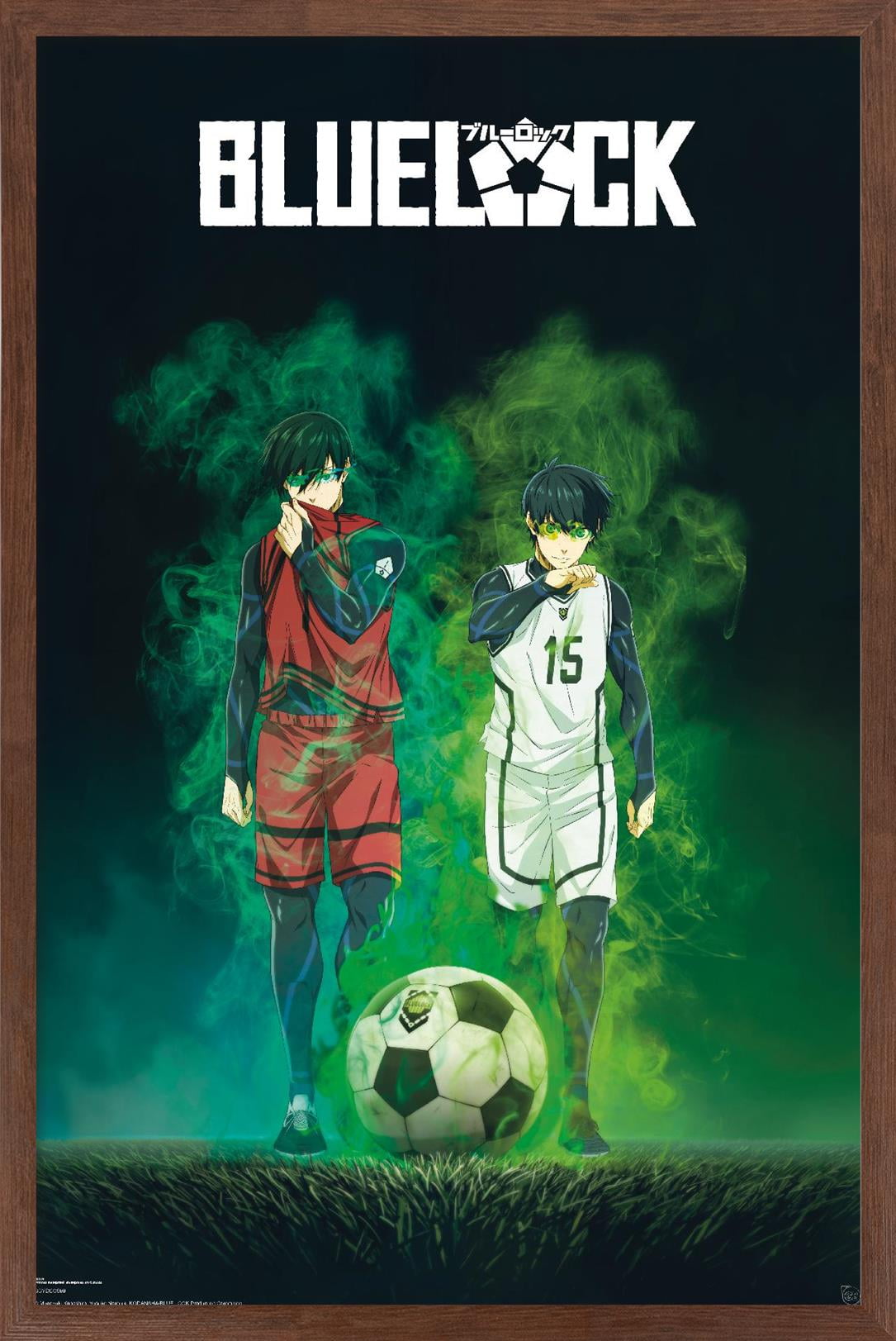 Blue Lock - Isagi v Rin Wall Poster, 14.725" x 22.375" Framed - Walmart.com