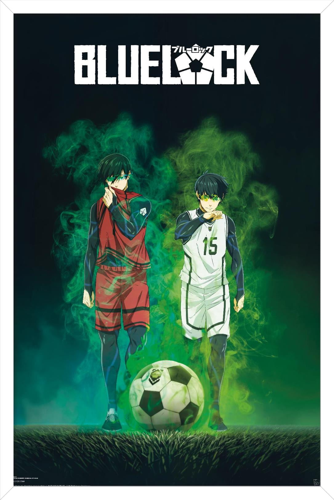 Blue Lock - Isagi v Rin Wall Poster, 22.375" x 34" Framed - Walmart.com