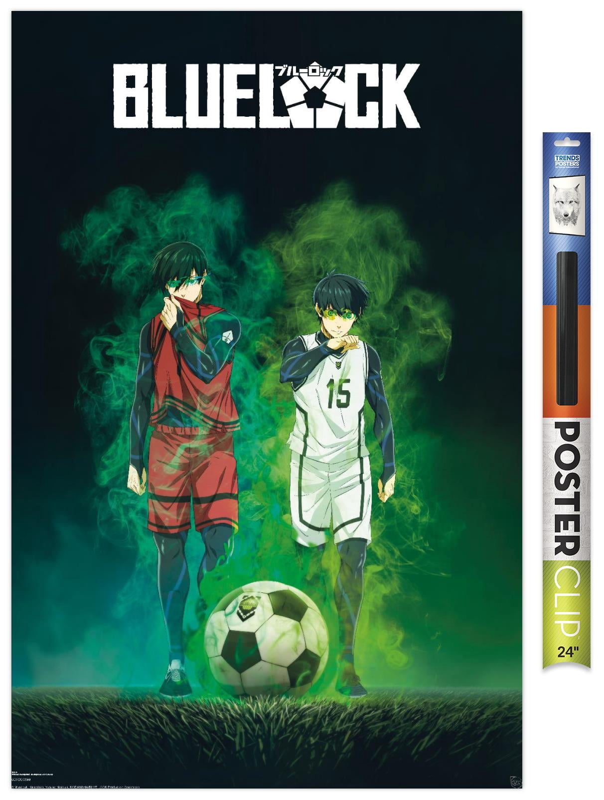 Blue Lock - Isagi v Rin Wall Poster, 22.375" x 34" - Walmart.com