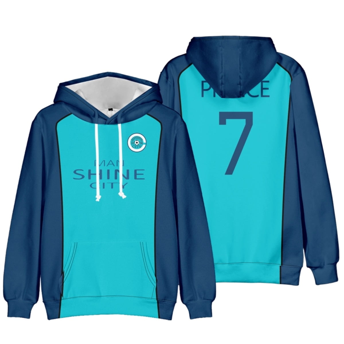 Blue Lock Manshine City Seishiro Team Uniform Merch Hooded Sweatshirt ...