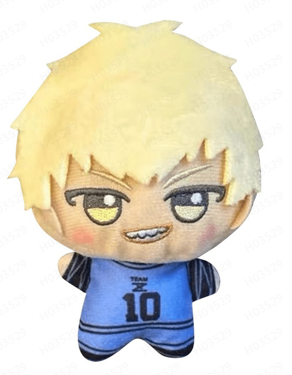 Blue Lock Plush Doll Keychain Isagi Yoichi Figure Pendant Anime Cartoon ...