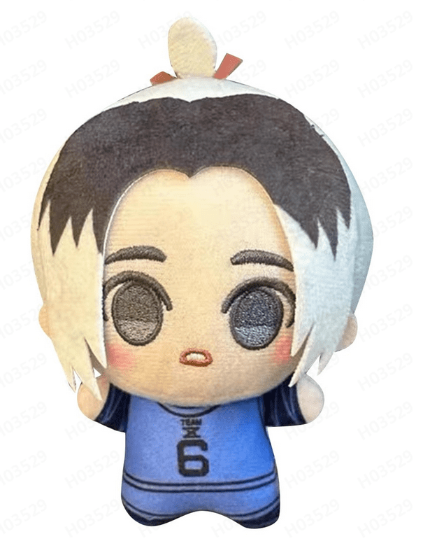 Blue Lock Plush Doll Keychain Isagi Yoichi Figure Pendant Anime Cartoon ...