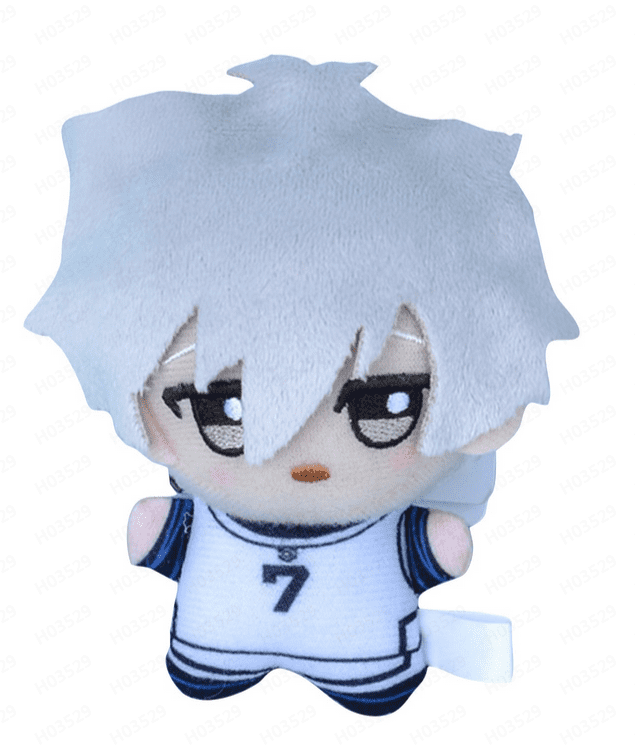 Blue Lock Plush Doll Keychain Isagi Yoichi Figure Pendant Anime Cartoon ...
