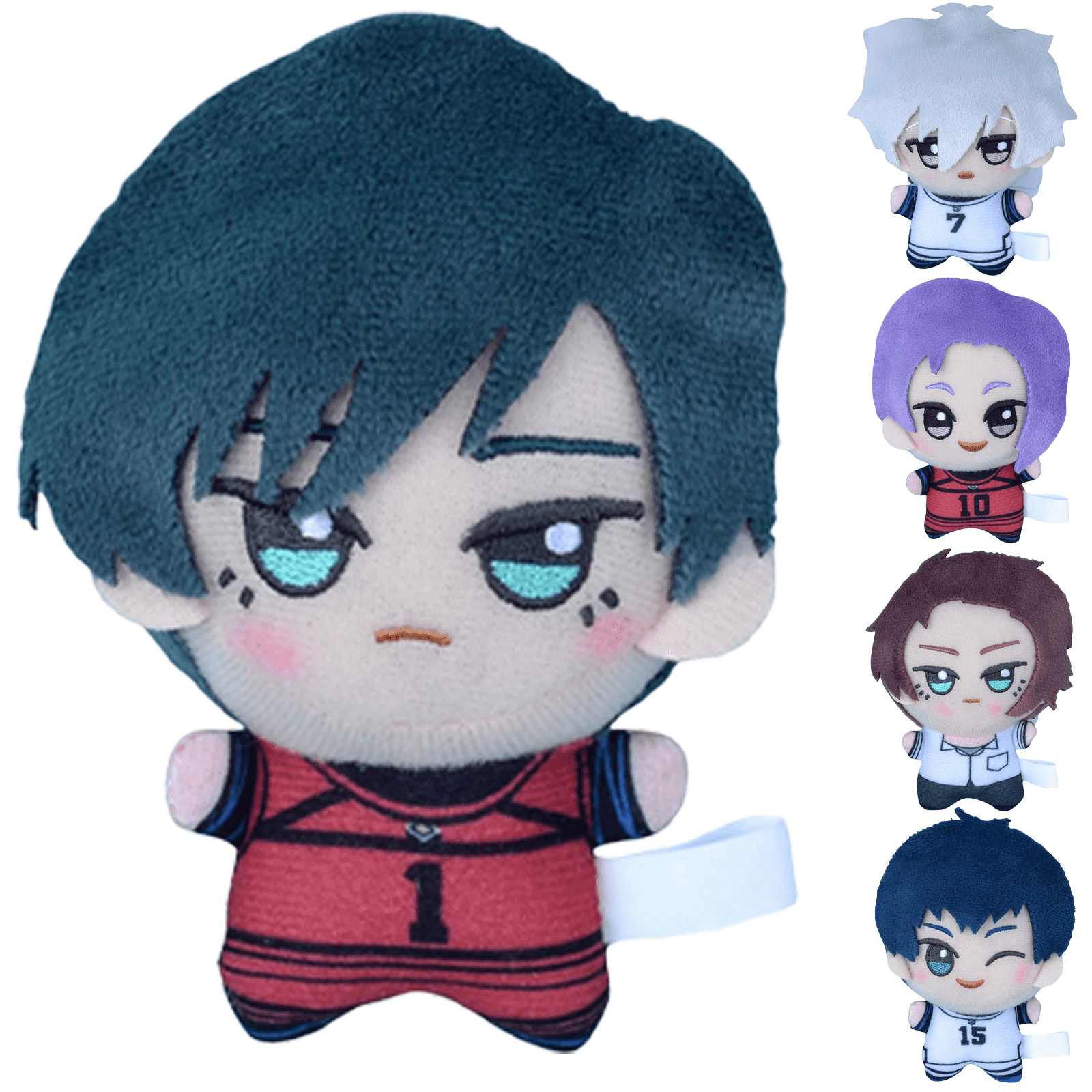Blue Lock Plush Toys Itoshi Rin，blue Lock Cartoon Game Dolls Cute ...