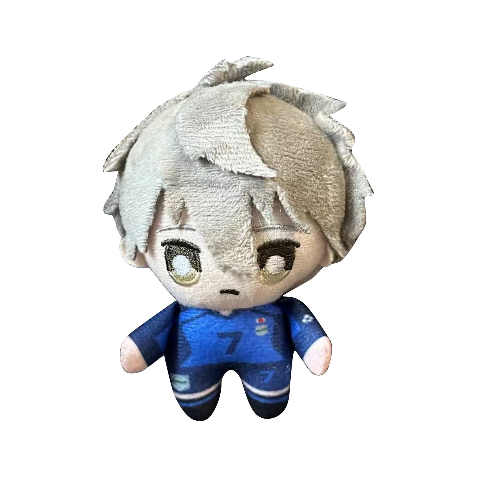 Blue Lock Seishiro Nagi Plush Keychain – 4" Kawaii Chibi Seishiro Nagi ...