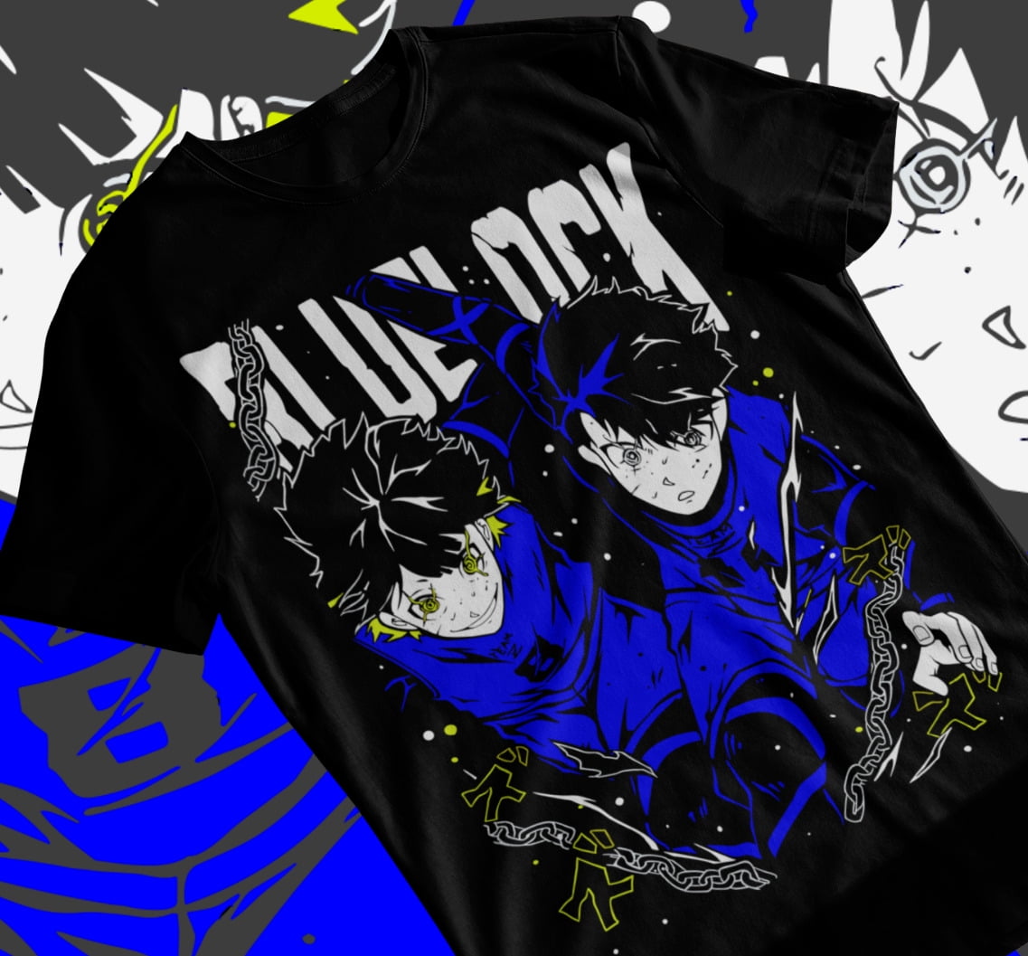 Blue Lock Shirt, Isagi Yoichi Tshirt, Rin Itoshi, Meguru Shirt Soft Tee ...