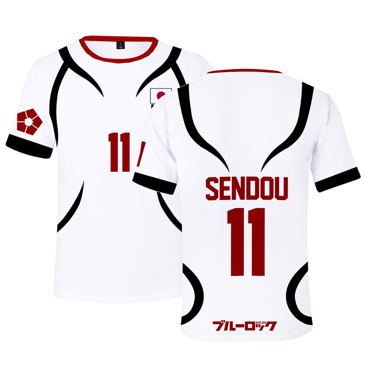 Blue Lock T-shirt Short Sleeved Sportswear Unisex Clothing Merch Anime ...