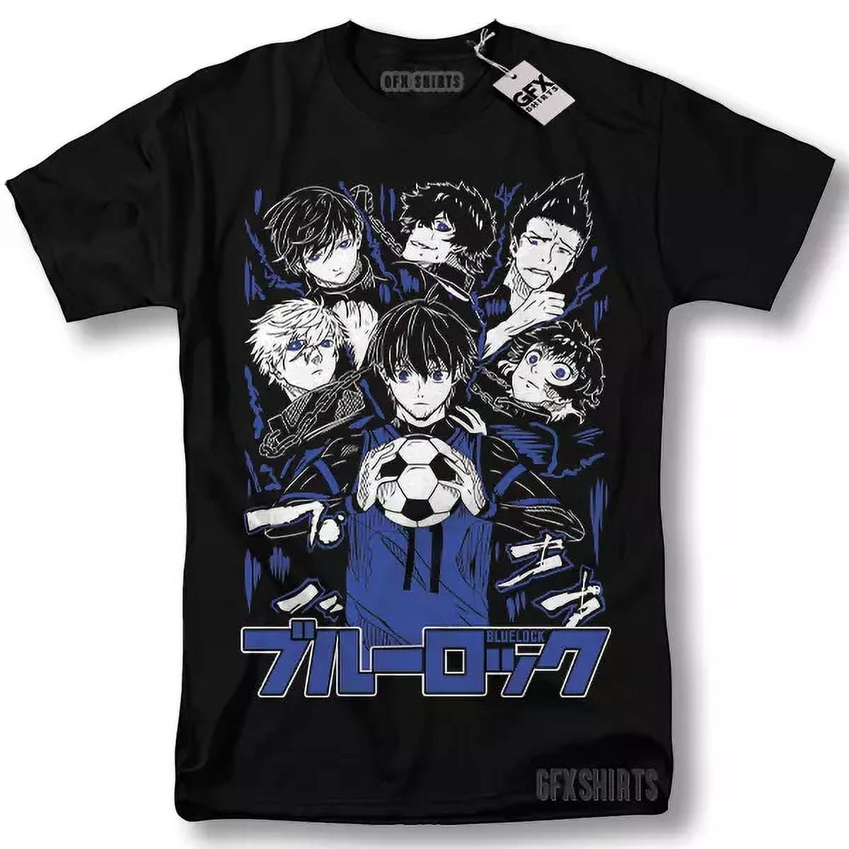 Blue Lock Team Shirt Yoichi Isagi Meguru Bachira Kunigami Rin Anime T ...