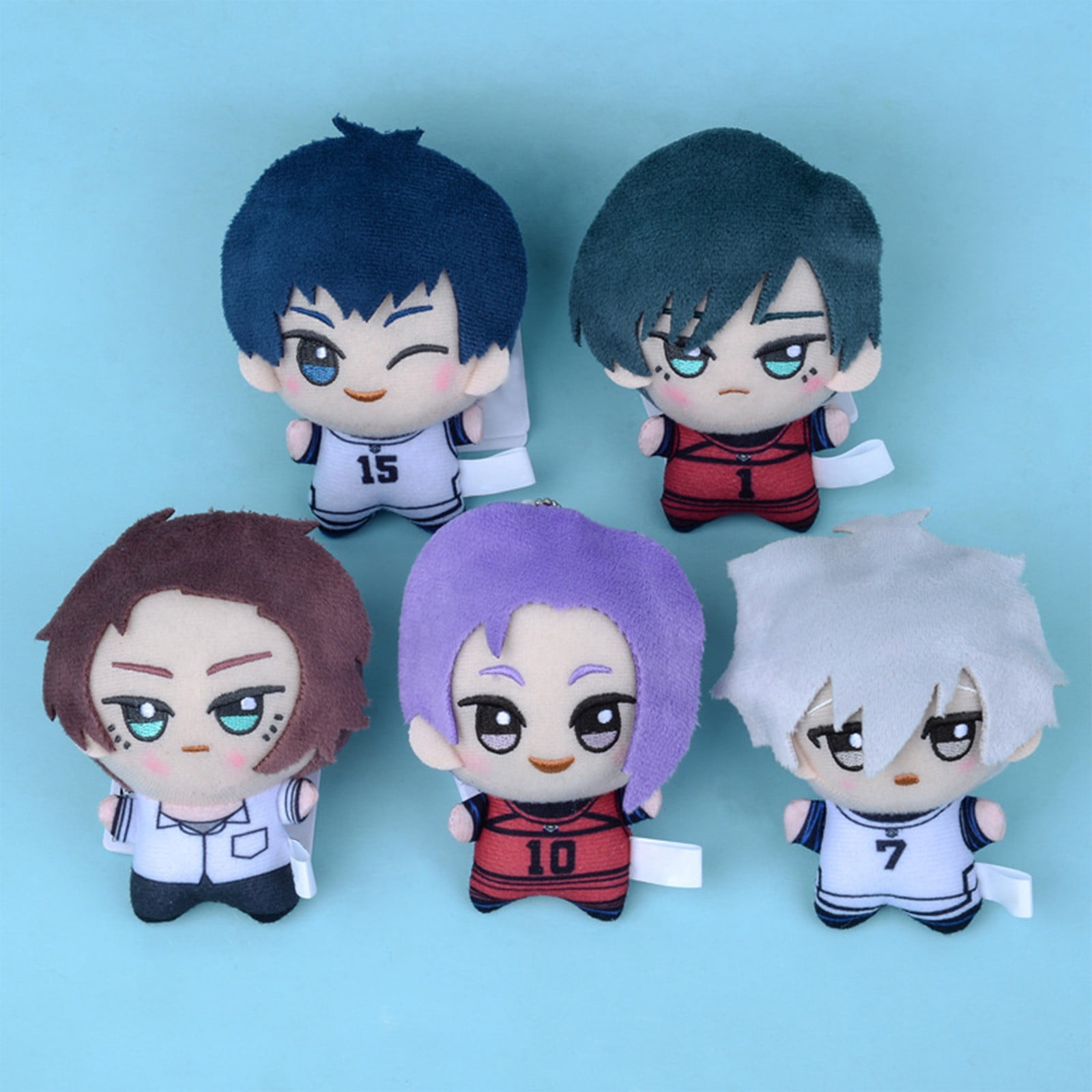Blue Lock Toys Plush 5 PCS，blue Lock Cute Stuffed Dolls Action Figure ...