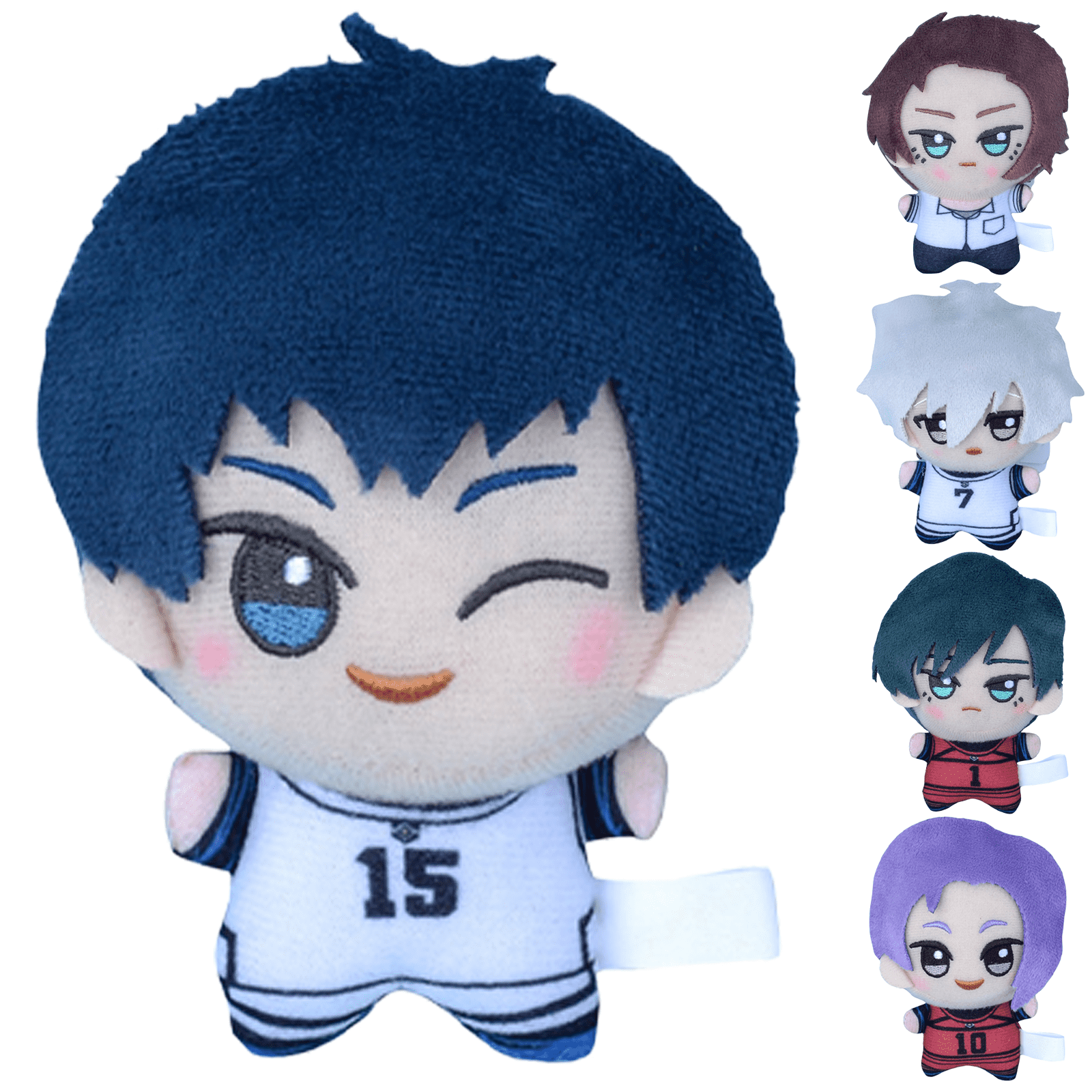 Blue Lock Toys Plush Isagi Yoichi，blue Lock Stuffed Cartoon Game Action ...