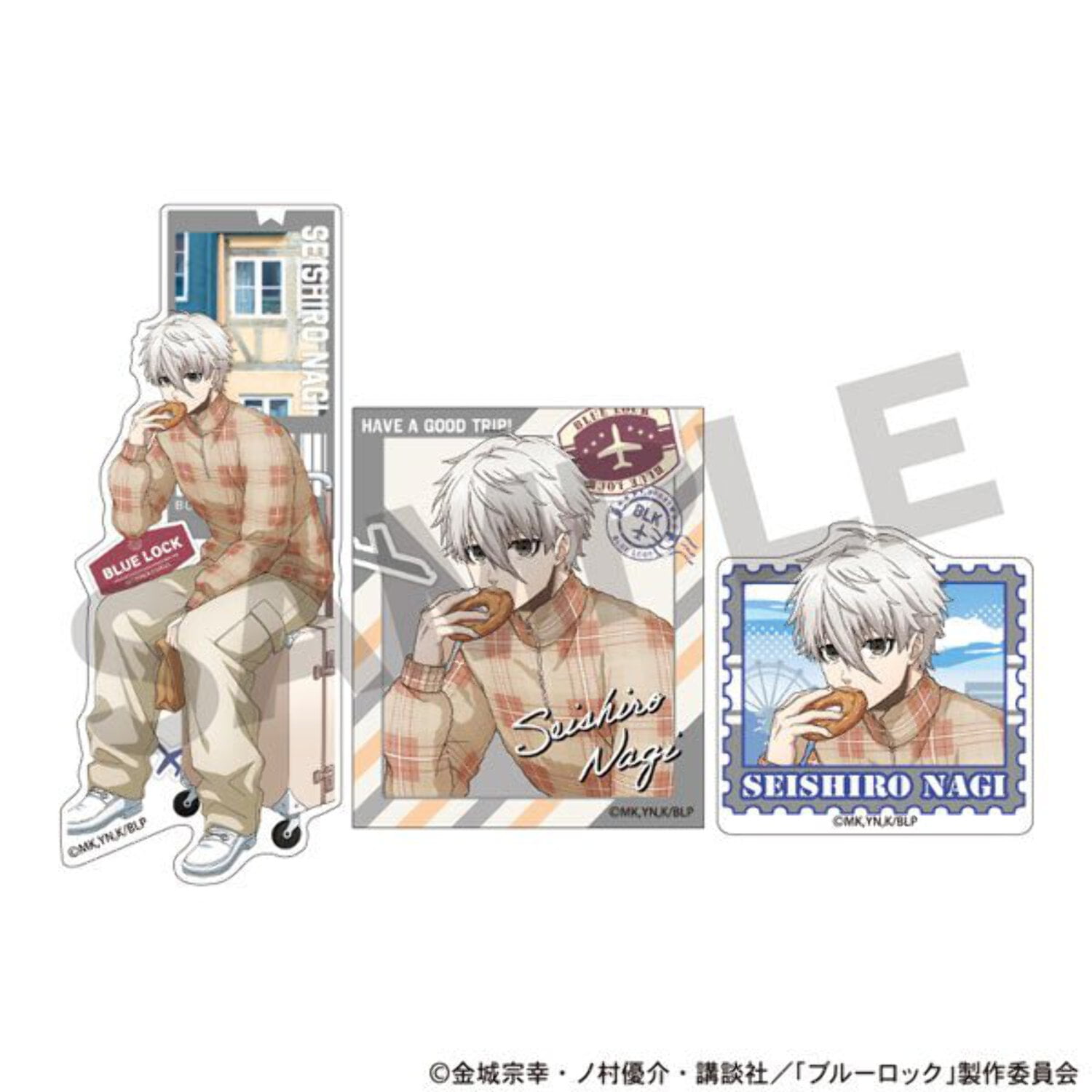 [Blue Lock] Travel Themed Sticker Pack- Seishiro Nagi - Walmart.com