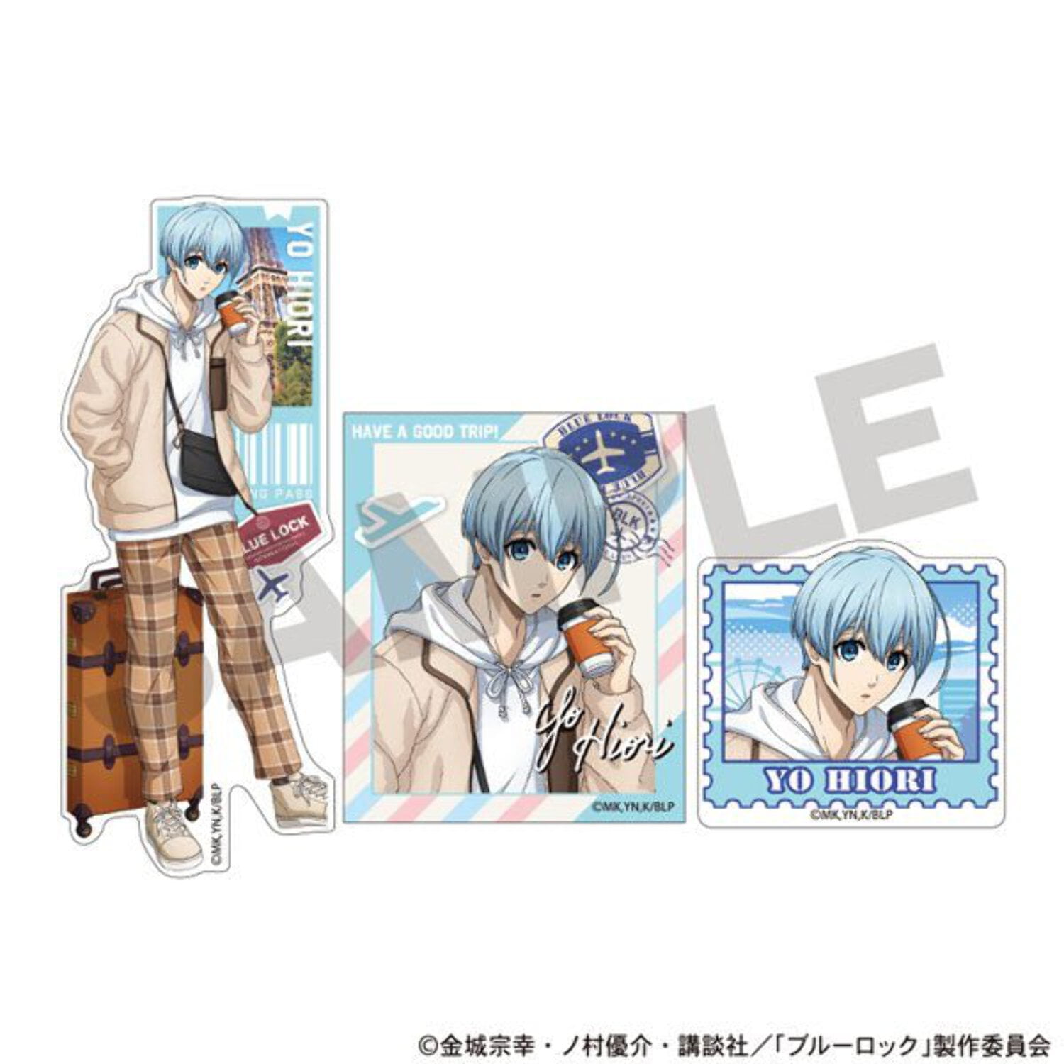 [Blue Lock] Travel Themed Sticker Pack- Yo Hiori - Walmart.com