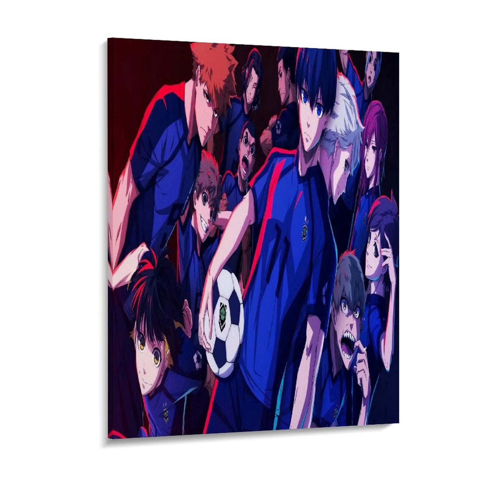 Blue Lock Wall Art, Canvas Hanging Painting, Artwork for Living Room ...