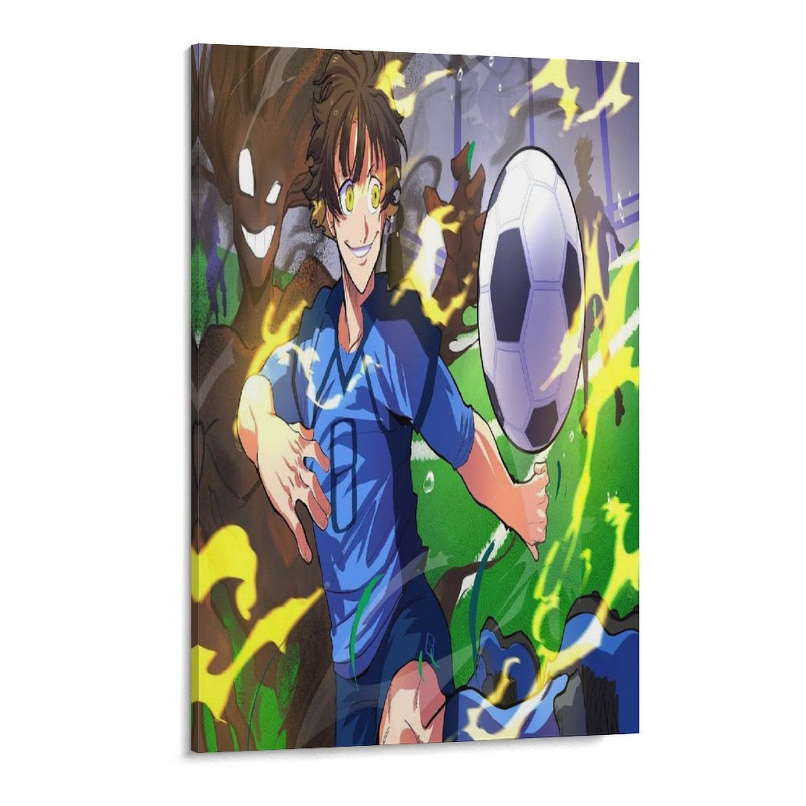 Blue Lock Wall Art, Canvas Hanging Painting, Artwork for Living Room ...
