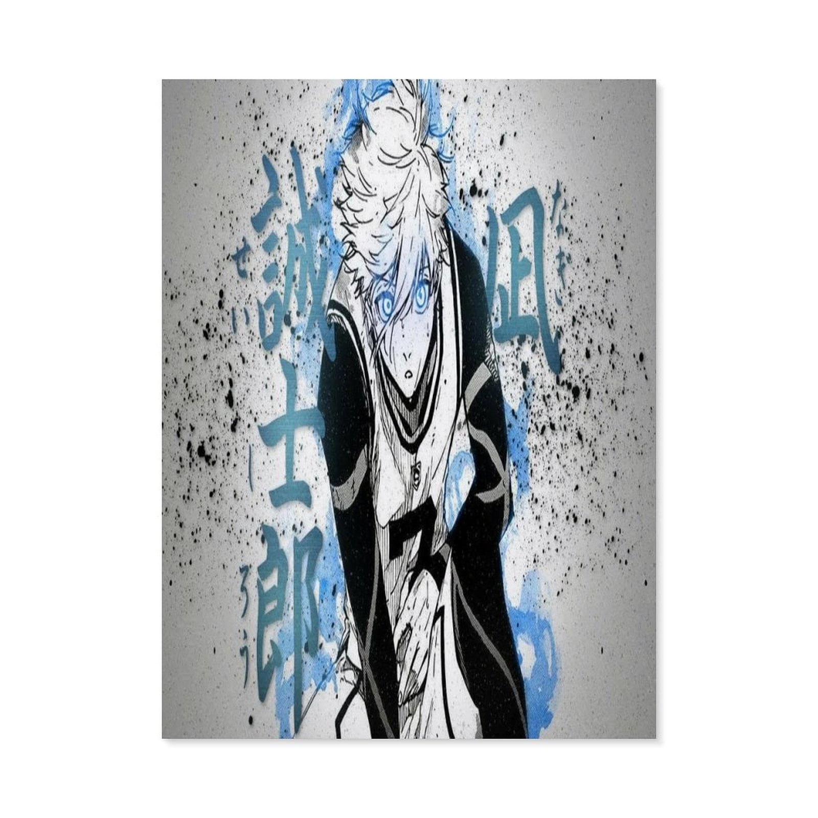Blue Lock Wall Art, Canvas Hanging Painting, Artwork for Living Room ...