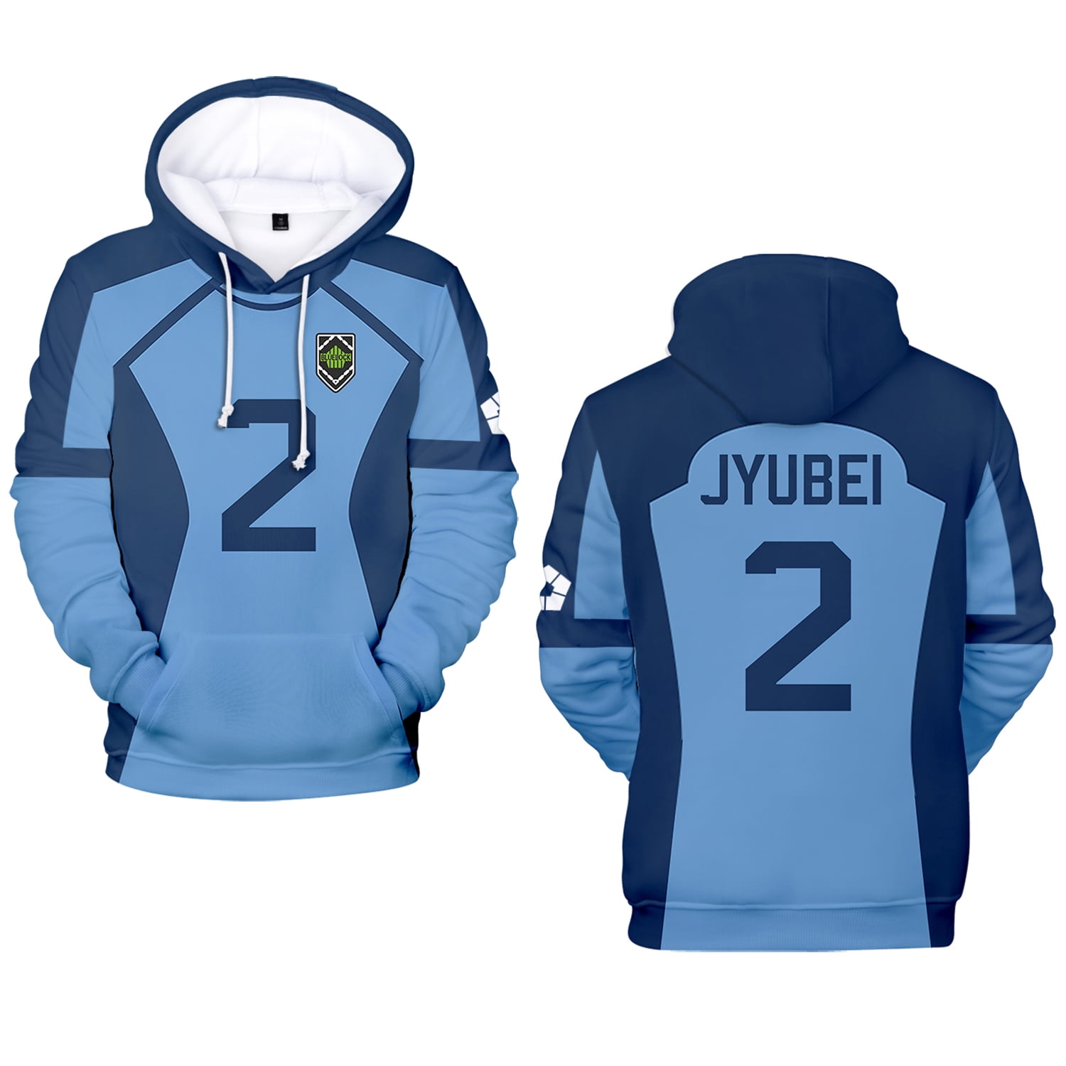 Blue Lock Yoichi Isagi Cosplay Sports Hoodie Unisex Football Uniform ...