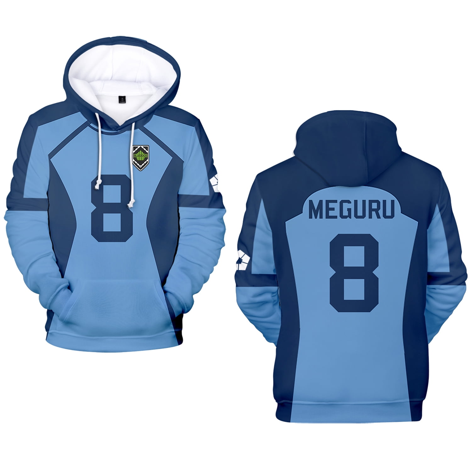 Blue Lock Yoichi Isagi Cosplay Sports Hoodie Unisex Football Uniform ...